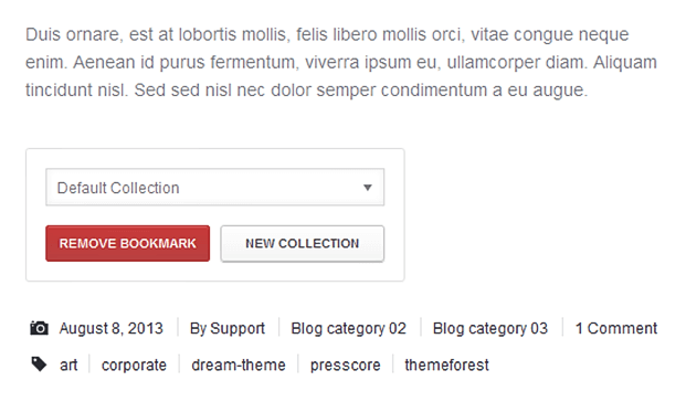 Premium User Bookmarks WordPress Plugin | InkThemes