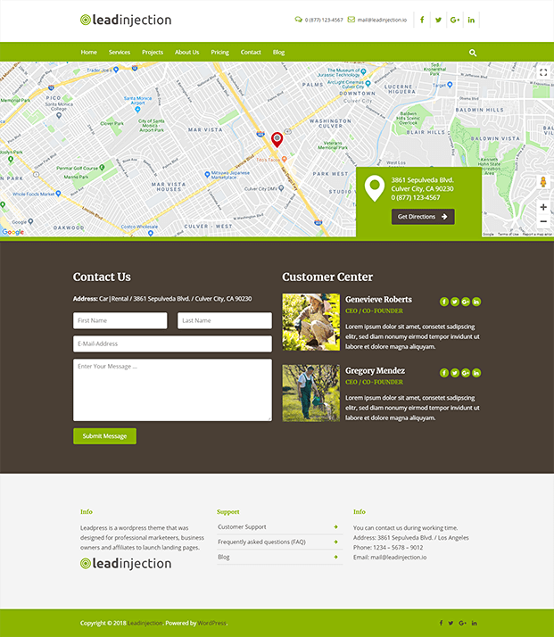Leadinjection - Best Landing Page WordPress Theme | InkThemes Leadinjection - Best Landing Page WordPress Theme | InkThemes
