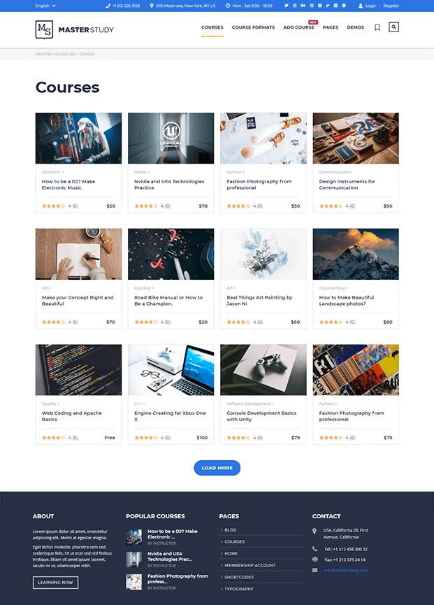 Masterstudy - WordPress Education Theme | InkThemes