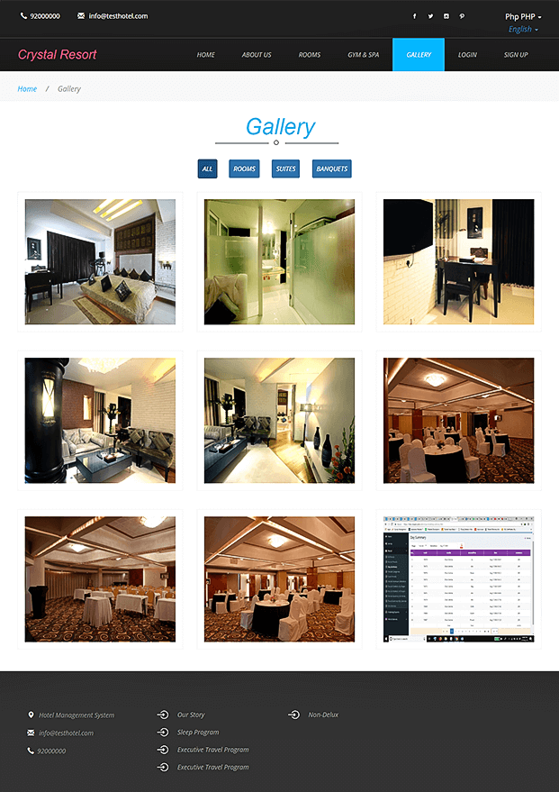 Hotel Management System - PHP Script For Hotel Booking | InkThemes