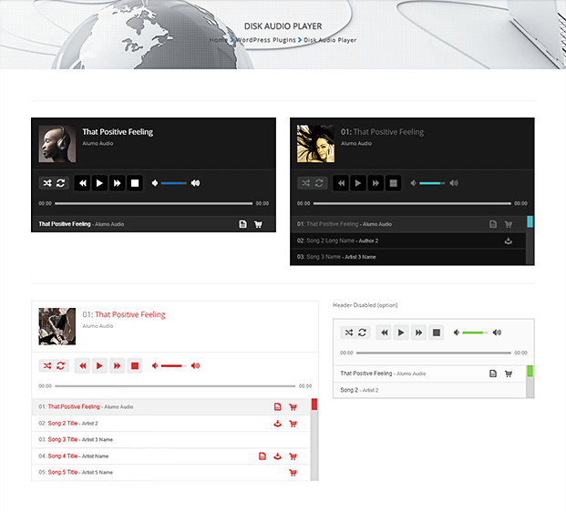 Disk - Responsive Audio Player WordPress Plugin | InkThemes Disk - Responsive Audio Player WordPress Plugin | InkThemes
