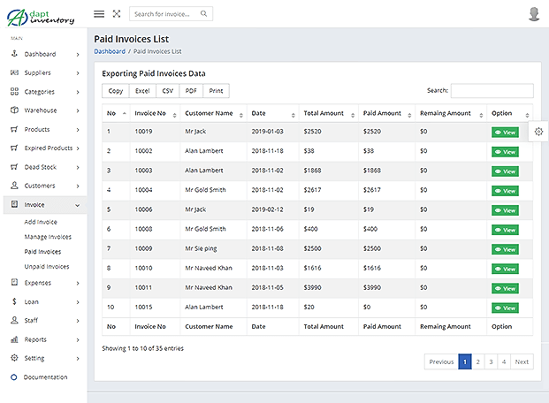 Adapt Inventory Management PHP Script | InkThemes