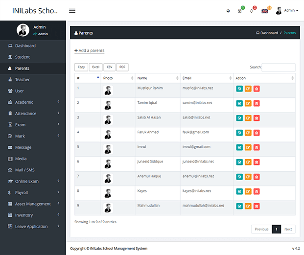 Inilabs College Management System PHP Script | InkThemes Inilabs College Management System PHP Script | InkThemes