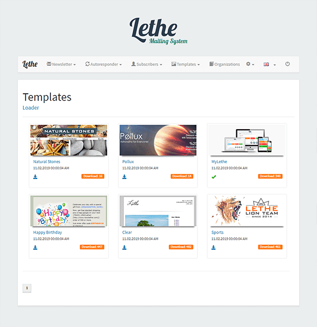 Lethe PHP Newsletter & Mailing Script | InkThemes