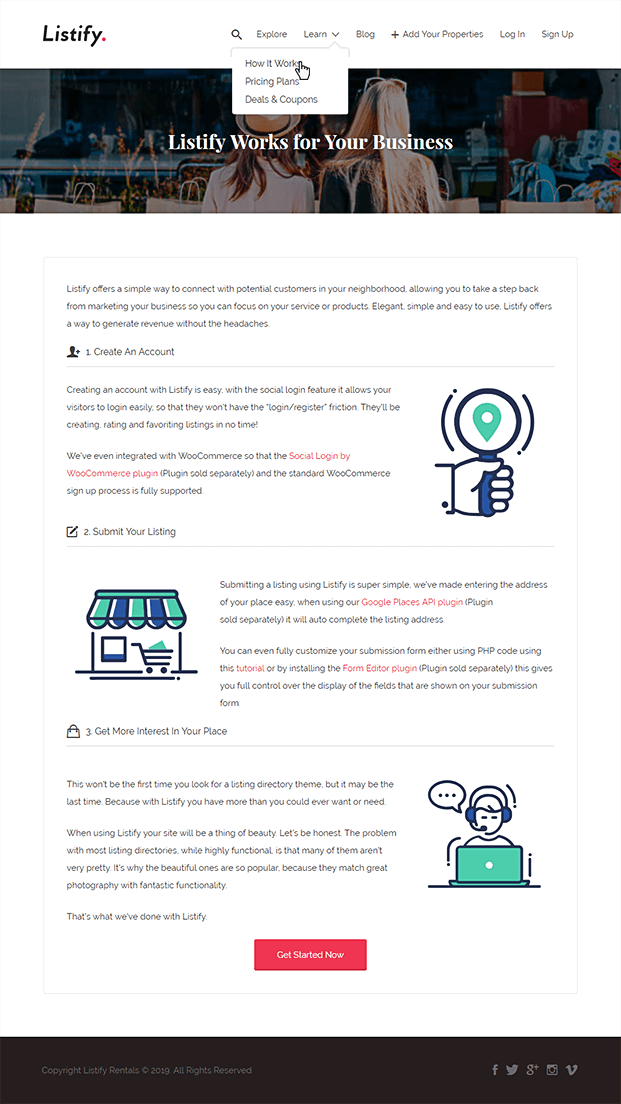Listify - Ultimate WordPress Directory Theme | InkThemes
