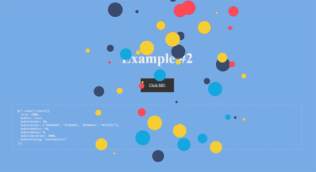 Burst Fireworks Wordpress Animation Plugin Inkthemes