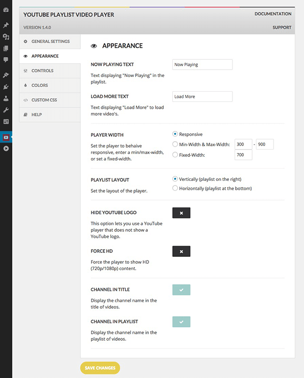 Wordpress YouTube Playlist Video Player Plugin | InkThemes