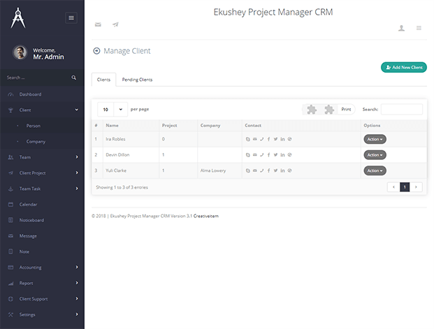 Ekushey Project Manager CRM PHP Script | InkThemes