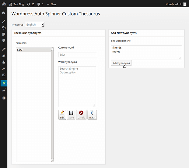 Wordpress Spinner Plugin To Rewrite Articles Automatically | InkThemes