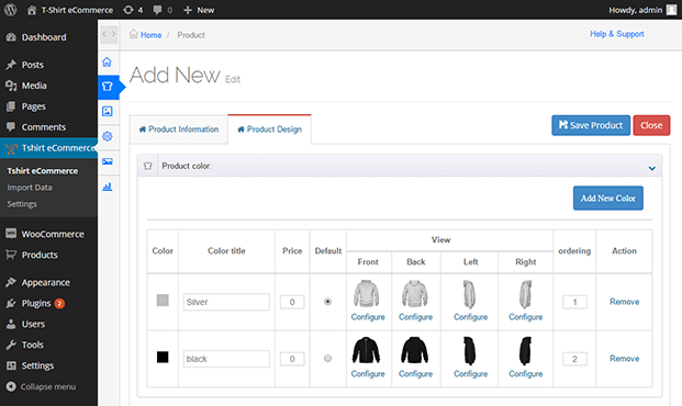 Custom WordPress Product Designer Plugin | InkThemes