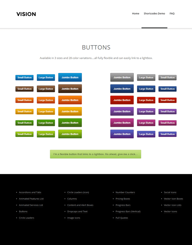 Vision - Ultimate WordPress Shortcodes Plugin | InkThemes