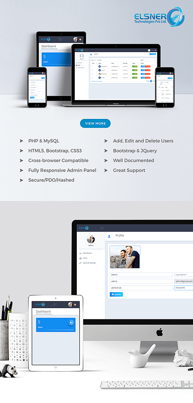 Advanced Angular Login Panel PHP Script | InkThemes
