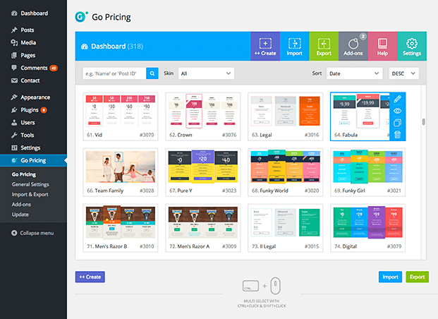 Go Pricing - WordPress Pricing Tables Plugin | InkThemes