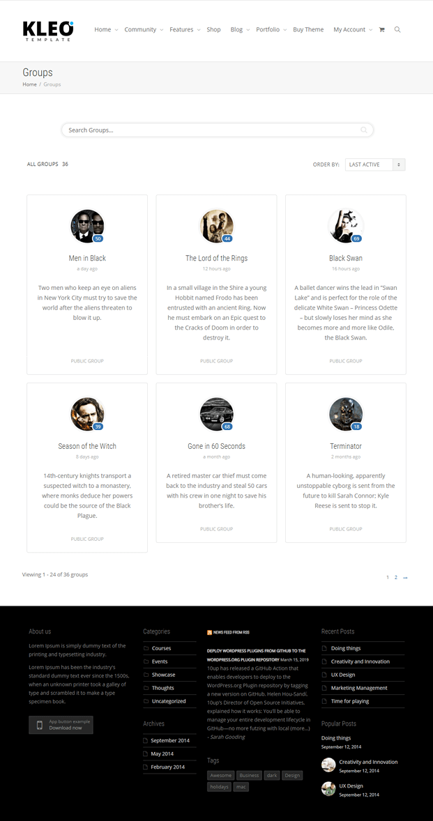 KLEO - Premium WordPress Community Theme | InkThemes