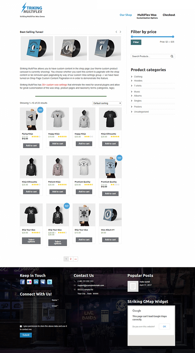 Striking Multiflex - Best eCommerce WordPress Theme | InkThemes