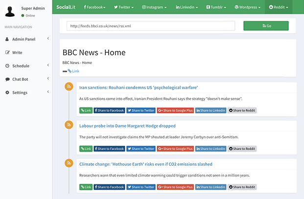 SocialLit - Social Media Marketing Software PHP Script | InkThemes