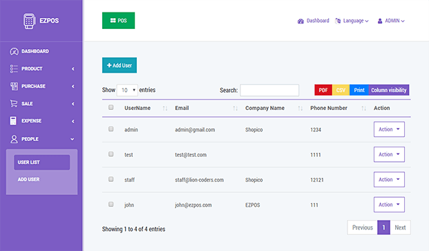 Ez Pos All In One Point Of Sale Php Script Inkthemes