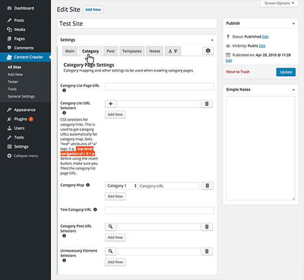 WP Content Crawler - WordPress Crawler Plugin For Web | InkThemes