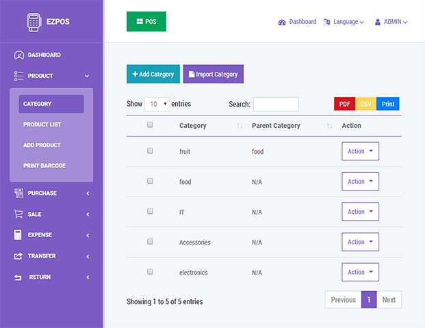 EZ POS - All In One Point Of Sale PHP Script | InkThemes