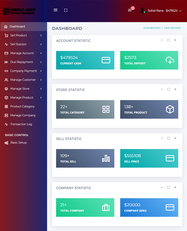 Simple Shop - Shop Management Software | InkThemes