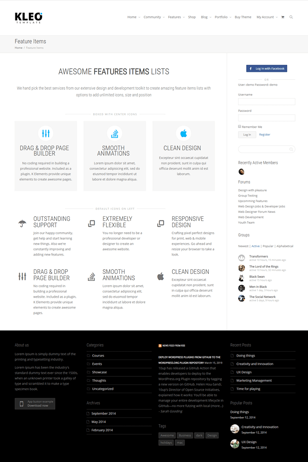 KLEO - Premium WordPress Community Theme | InkThemes