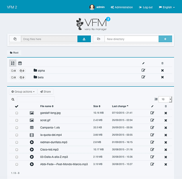 VFM - Advanced File Manager PHP Script3. | InkThemes