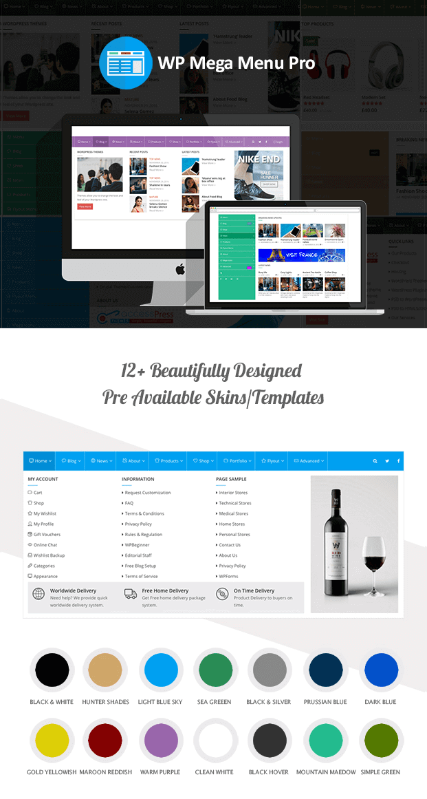 Mega Menu Pro - Responsive Menu Plugin For WordPress | InkThemes