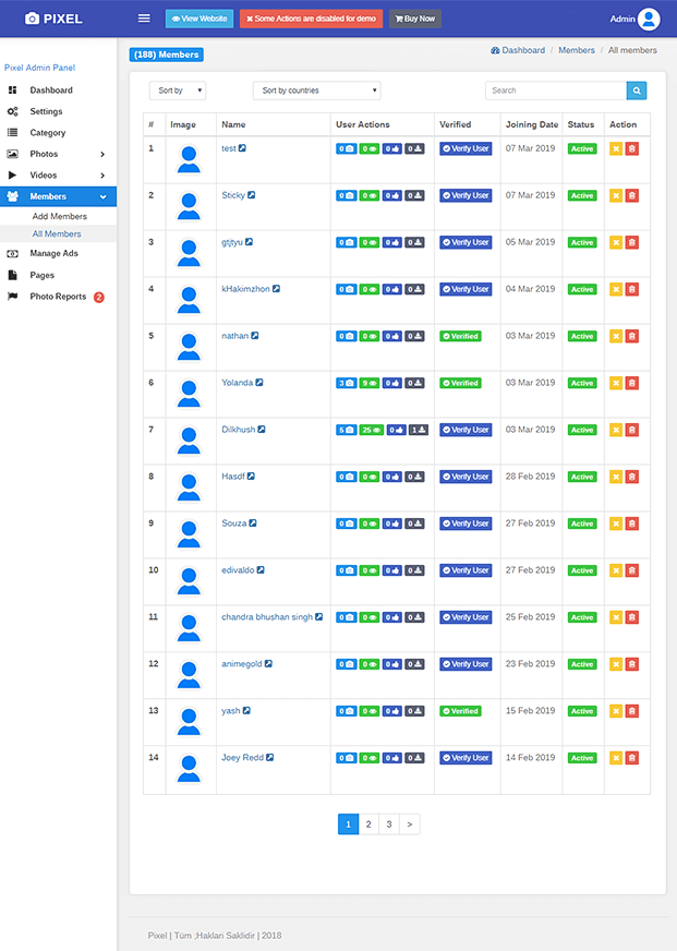 Pixel - Photo & Video Media Share PHP Script | InkThemes