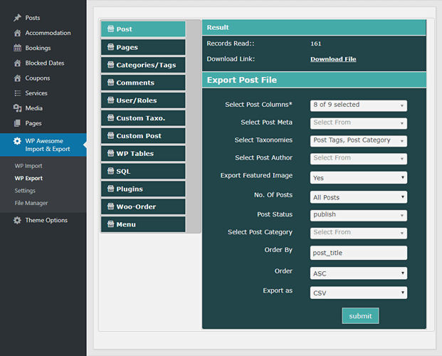 WordPress Awesome Import & Export Plugin | InkThemes WordPress Awesome Import & Export Plugin | InkThemes