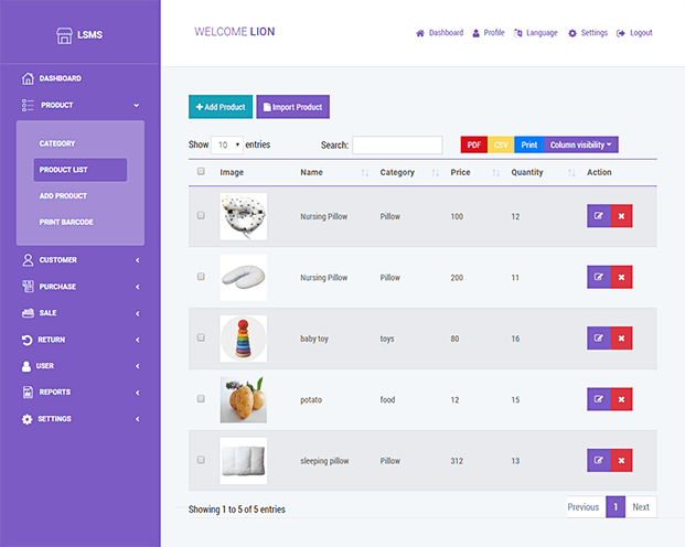 LSMS - PHP Script For Inventory Management | InkThemes