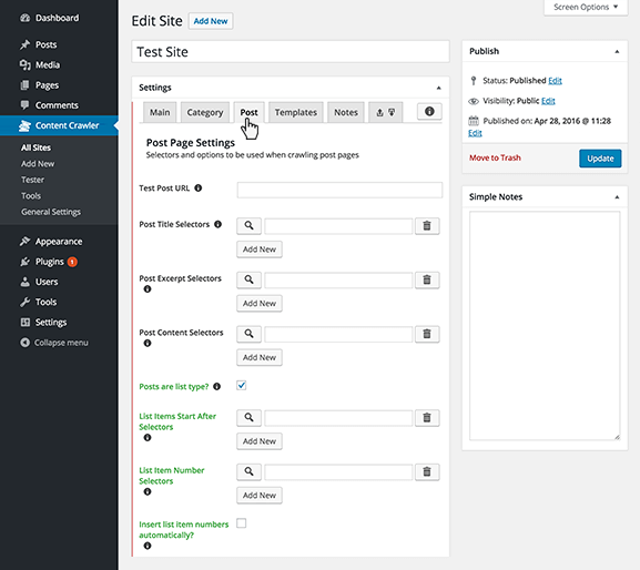 WP Content Crawler - WordPress Crawler Plugin For Web | InkThemes