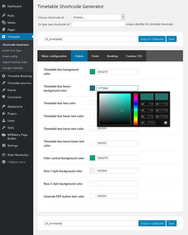 Timetable - Premium WordPress Scheduling Plugin | InkThemes