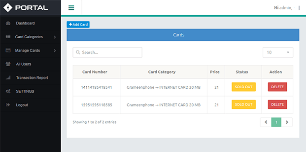 Mcard - Premiun Card Selling PHP Script | InkThemes