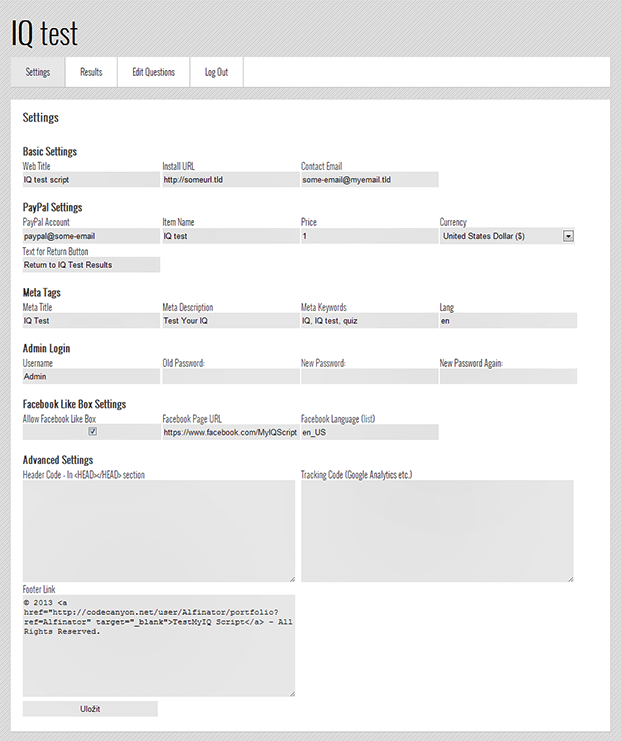 Test Your IQ - Advanced PHP IQ Test Script | InkThemes