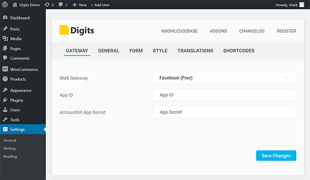 Digits - WordPress Login & Registration Plugin | InkThemes