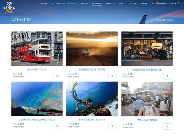 Panda Multi Resorts 7 - PHP Booking System Script | InkThemes