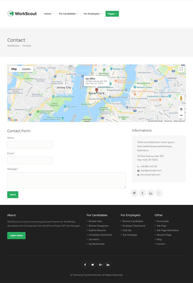 WorkScout - WordPress Theme For Job Portal | InkThemes