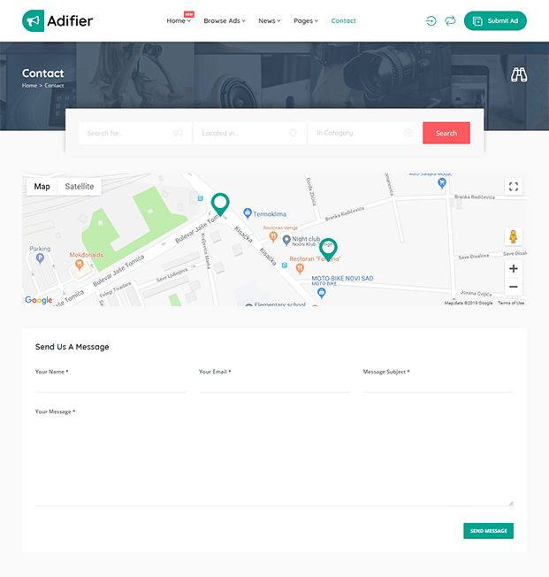 Adifier - WordPress Classified Ad Theme | InkThemes
