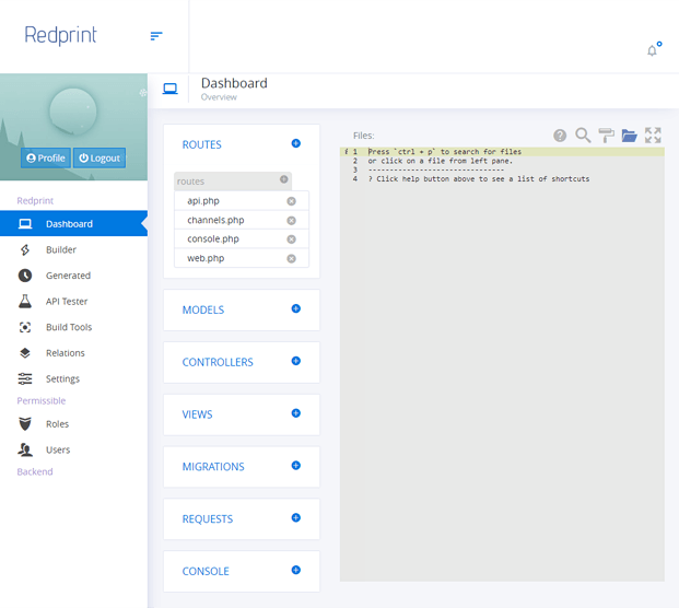 Redprint Premium App Builder Php Script Inkthemes