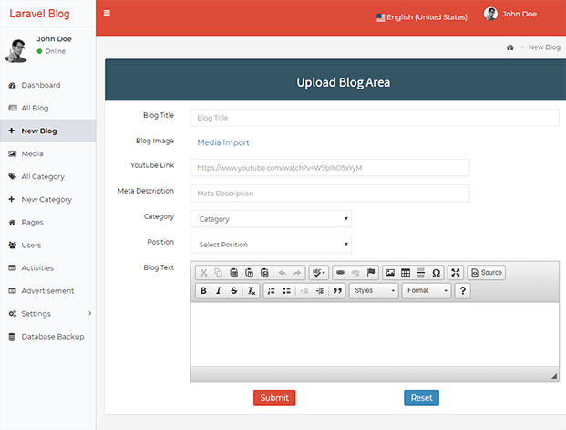 Lara Blog - Premium Blogging PHP Script | InkThemes
