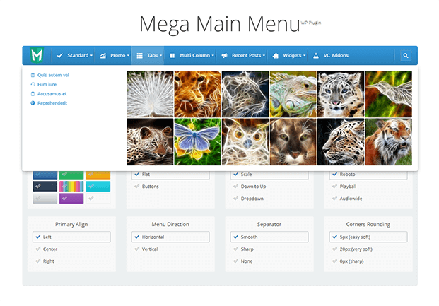 Mega Main Menu - Responsive WordPress Plugin | InkThemes
