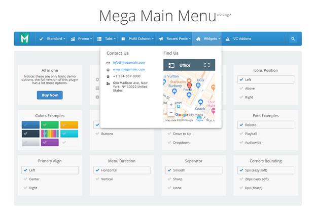 Mega Main Menu - Responsive WordPress Plugin | InkThemes