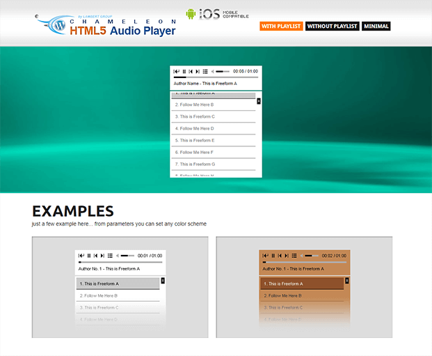 Premium WordPress HTML5 Audio Player Plugin | InkThemes Premium WordPress HTML5 Audio Player Plugin | InkThemes