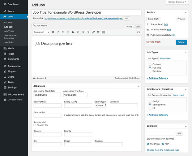 WP Jobs Board - Best Plugin For Job Portal | InkThemes