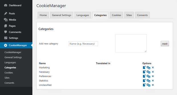 CookieManager - WordPress Plugin For Cookie Consent | InkThemes
