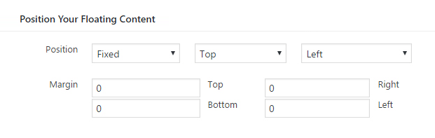 Advanced Floating Content - WordPress Plugin | InkThemes