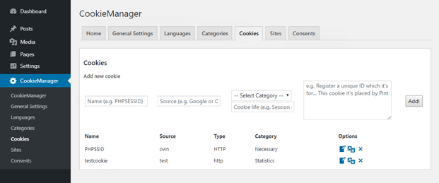 CookieManager - WordPress Plugin For Cookie Consent | InkThemes