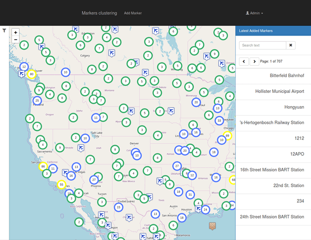 Leaflet - Server Side Clustering Google Maps PHP Script | InkThemes