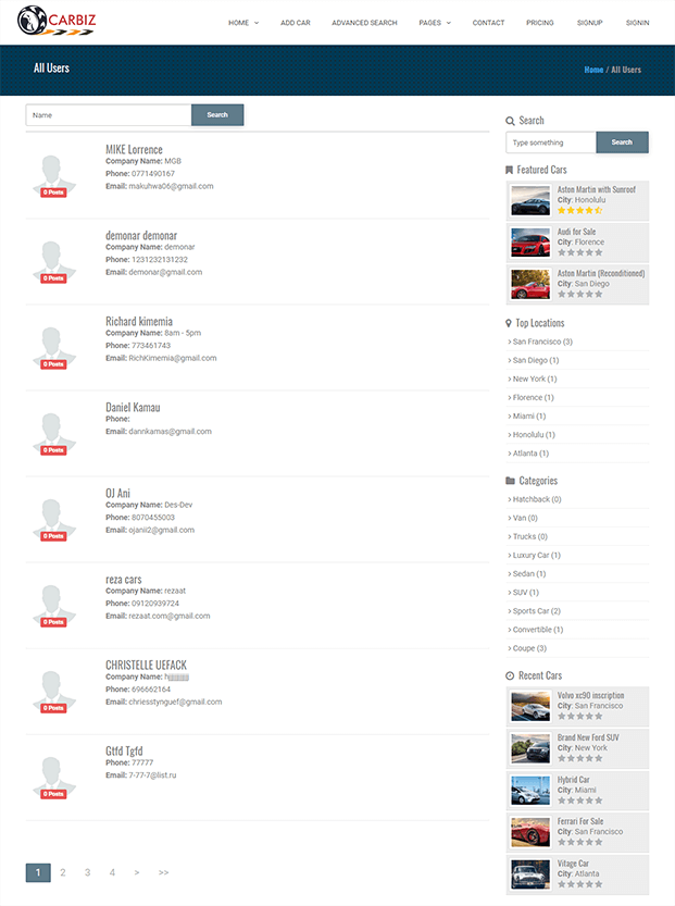 Carbiz - Premium Car Marketplace PHP Script | InkThemes