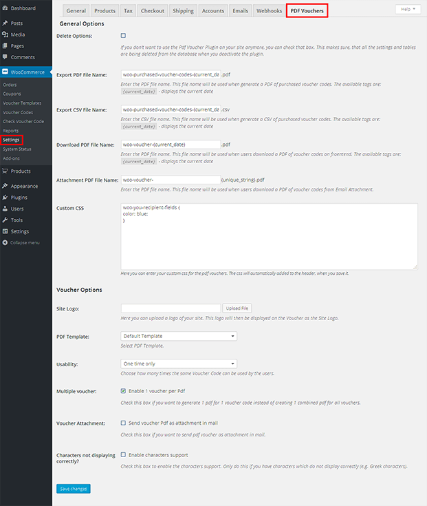 WooCommerce PDF Vouchers WordPress Plugin | InkThemes